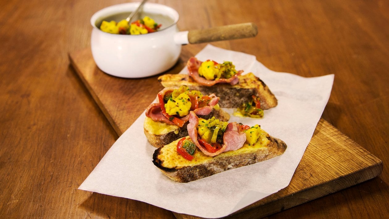 Welsh Rarebit with Pickled Vegetables Recipes